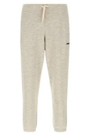 AUTRY Logo Embroidery Joggers - Gray