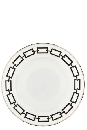 GINORI 1735 Catene' Placeholder Plate ⌀ 31 Cm - White/black
