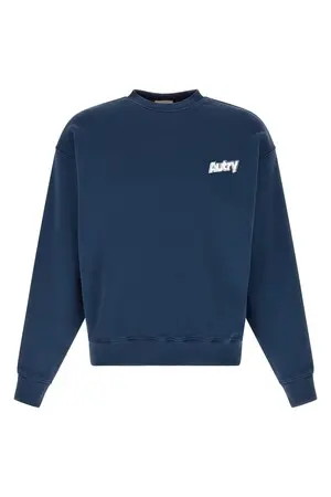 AUTRY Logo Print Embroidery Sweatshirt - Blue