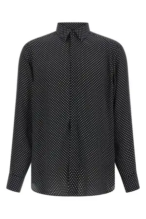 TOM FORD Polka Dot Shirt - White/black