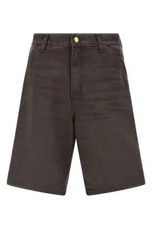 Carhartt Work In Progress Single Knee' Bermuda Shorts - Brown