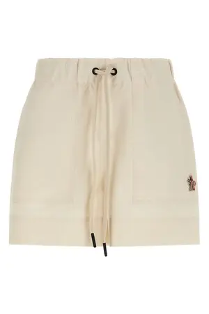 Moncler Technical Froissé Shorts - White