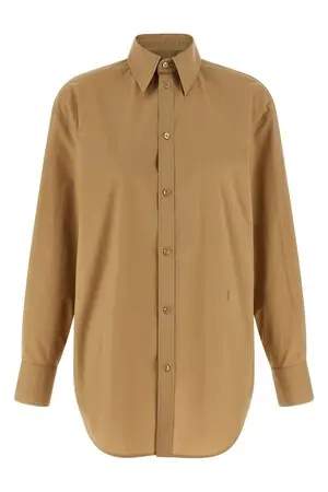 Saint Laurent Cassandre Cotton Poplin Shirt