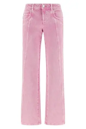 MARANT ETOILE Jaylis Straight Leg Jeans - Pink