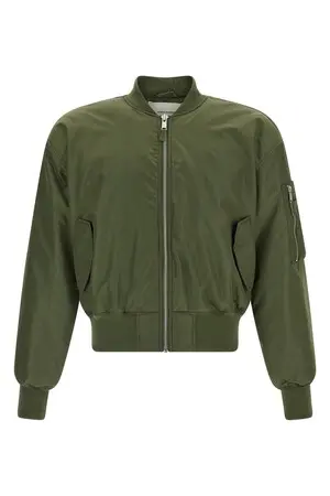 ENTIRE STUDIOS Nylon Bomber Jacket - Green