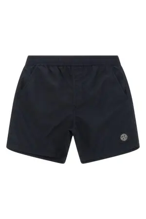 Stone Island Compass Logo Swimsuit - Blue