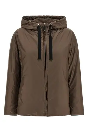Max Mara Cameluxe Waterproof Canvas Jacket - Brown