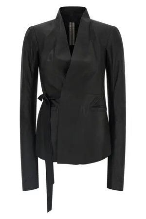 RICK OWENS 'hollywood' Leather Jacket