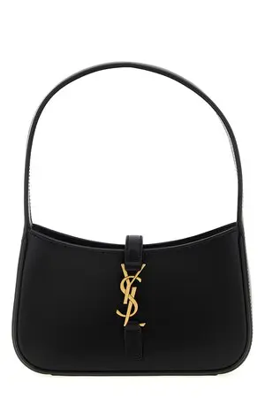 Saint Laurent Hobo Le 5 À 7' Mini Handbag - Black