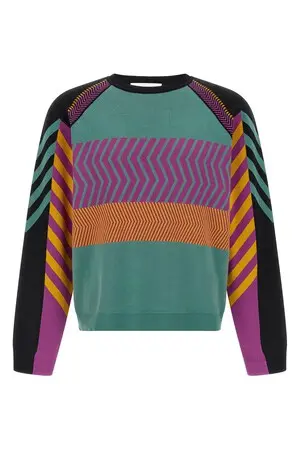 KIKO KOSTADINOV Gizi Panelled Jacquard Knit Sweater