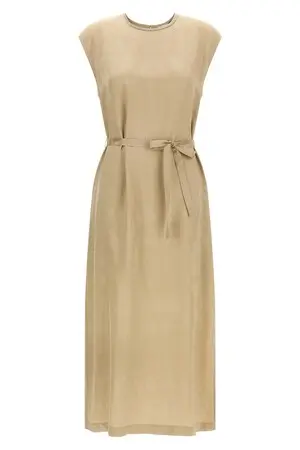 Peserico Fluid Viscose Midi Dress