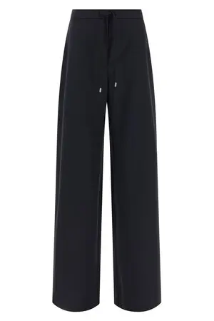 Max Mara Mstcorone Wool Trousers - Blue