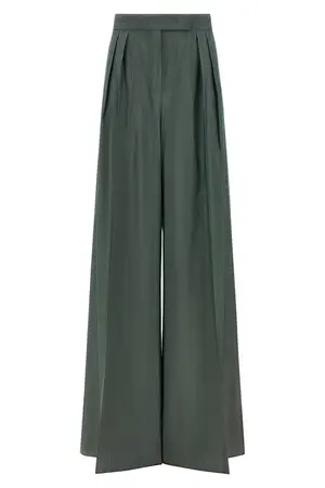 Max Mara Wool And Silk Tailored Trousers