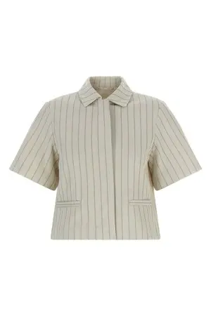Max Mara Mxmangio Cotton Jersey Jacket - Beige
