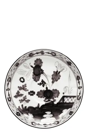 GINORI 1735 Oriente Italiano' Coffee Plate ⌀ 13,5 Cm - White/black