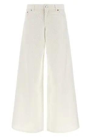 Stella McCartney Boucle Cotton Denim Jeans