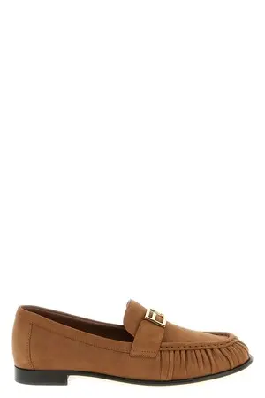 Fendi Baguette Nubuck Loafers