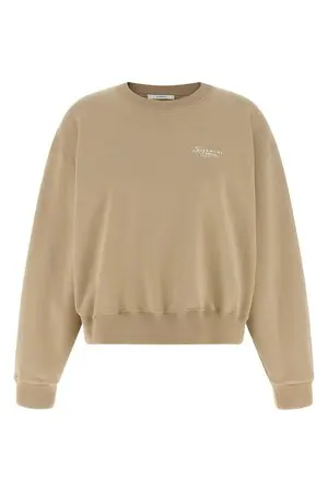 Givenchy Logo Stamp Brushed Cotton Sweatshirt - Beige