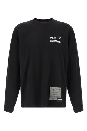 Yohji Yamamoto Nh 'ls Tee' T-shirt - Black