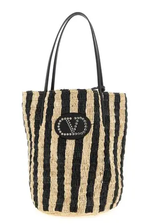 Valentino Garavani Raffia Shopper Bag