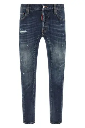 Dsquared2 Tidy Biker Denim Jeans - Blue