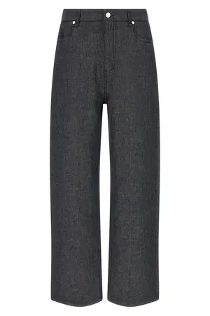 Fendi Ff Selleria' Jeans - Gray