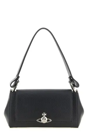 VIVIENNE WESTWOOD Hazel Medium Shoulder Bag - Black