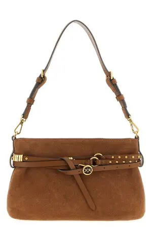 Pinko Belt Mini Small Shoulder Bag - Brown