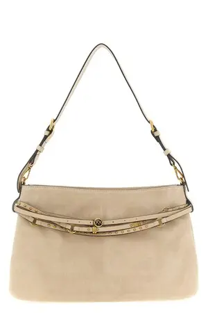 Pinko Belt' Large Shoulder Bag - Beige