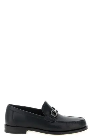 FERRAGAMO Teatro Leather Loafers