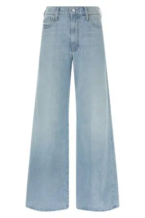 MOTHER The Ditcher Roller Skimp Jeans - Light Blue