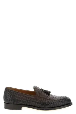 DOUCAL'S Adler Woven Leather Loafers