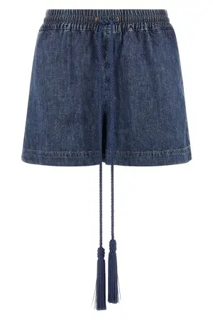 Valentino Garavani Vgold Shorts - Blue