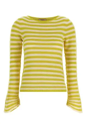 Twin-set Striped Sweater - Yellow