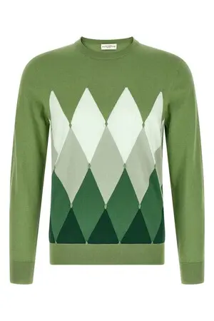 BALLANTYNE Argyle Sweater - Green