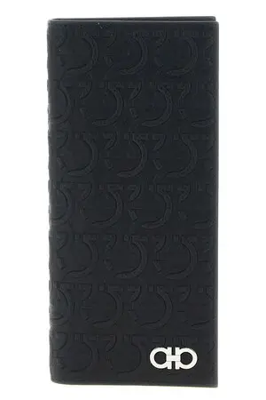 FERRAGAMO Gancini' Wallet - Black
