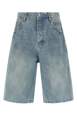 PURPLE BRAND P070 Vintage Dust Bowl' Bermuda Shorts - Light Blue