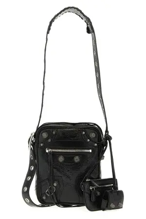 Balenciaga Le Cagole Men' Crossbody Bag - Black