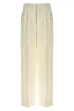 AMI Paris Tailored Wool Pleated Trousers