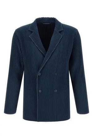 Issey Miyake Tailored Pleats 1' Blazer - Blue