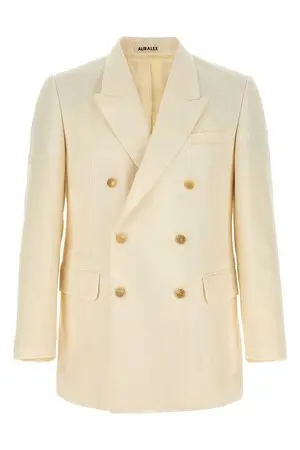 Auralee Double-breasted Blazer