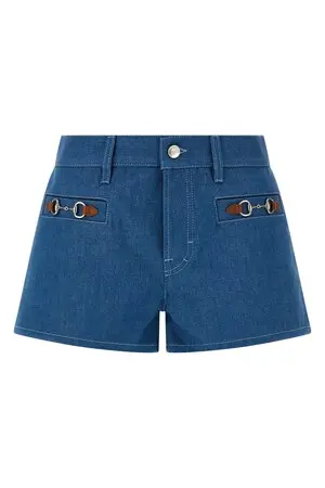 Gucci Morsetto Denim Shorts