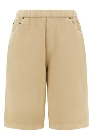 ENTIRE STUDIOS Spar Cotton Canvas Bermuda Shorts - Beige