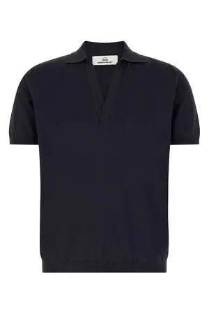RIVIERA PROJECT Open Collar Polo Shirt