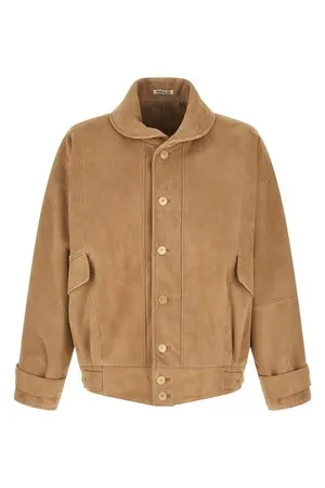 Auralee Full Grain Leather Blouson