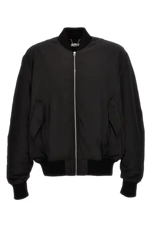 1989 STUDIO Nylon Bomber Jacket - Black