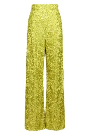 Ermanno Scervino Sequin Appliqué Flared Pants