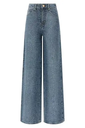 SELF-PORTRAIT Rhinestone' Jeans