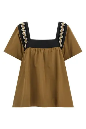 Prada Embroidery Top