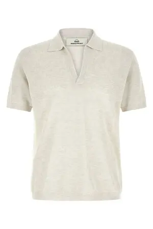 RIVIERA PROJECT Open Collar Polo Shirt